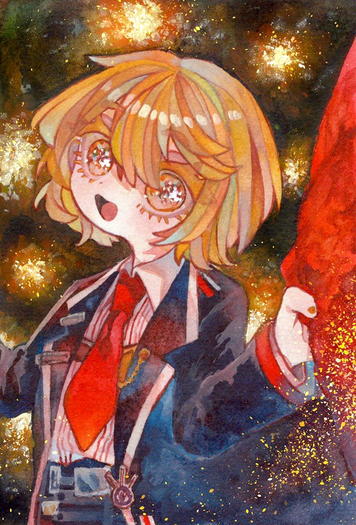 Safebooru 1girl Badge Black Coat Blonde Hair Brown Pants Coat 6400