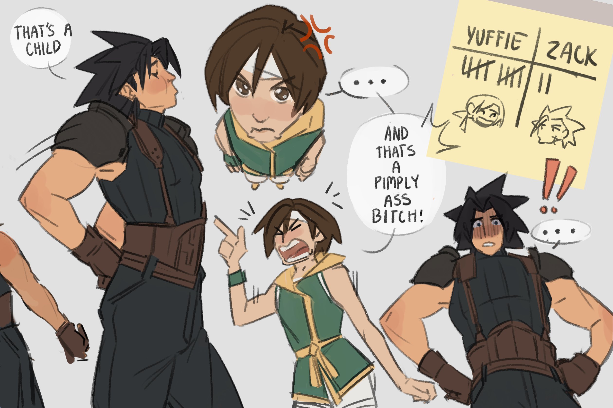Safebooru - ! !! ... 1boy 1girl armor black hair blush brown eyes brown ...