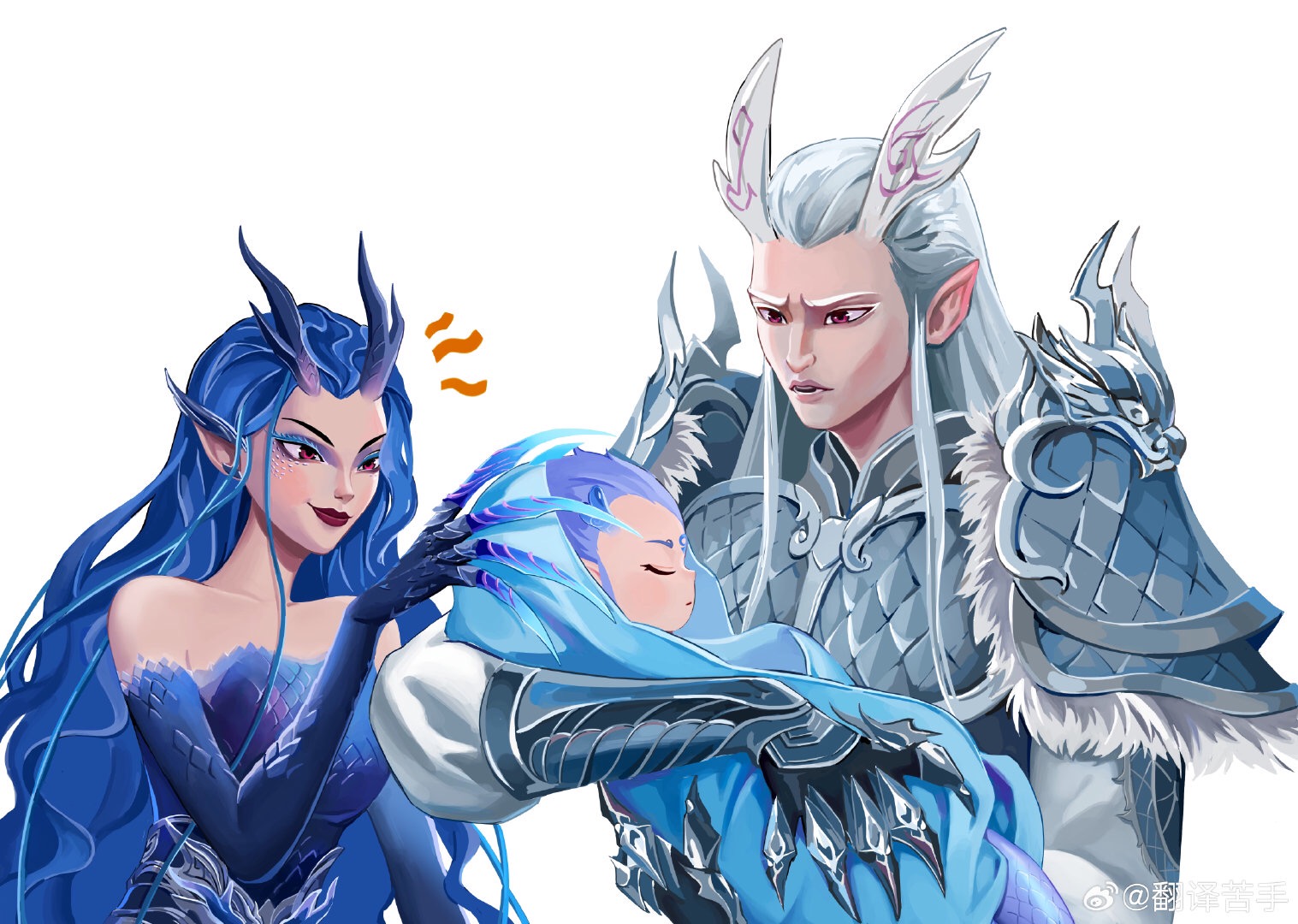 Safebooru - 1girl 2boys ao bing (nezha zhi motong jiangshi) ao guang (nezha zhi motong jiangshi ...