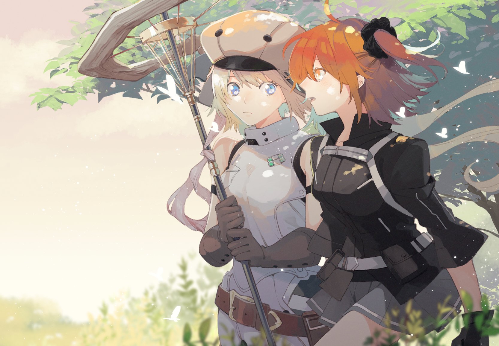 Safebooru - 2girls :| artoria caster (fate) artoria caster (first ascension) (fate) artoria ...