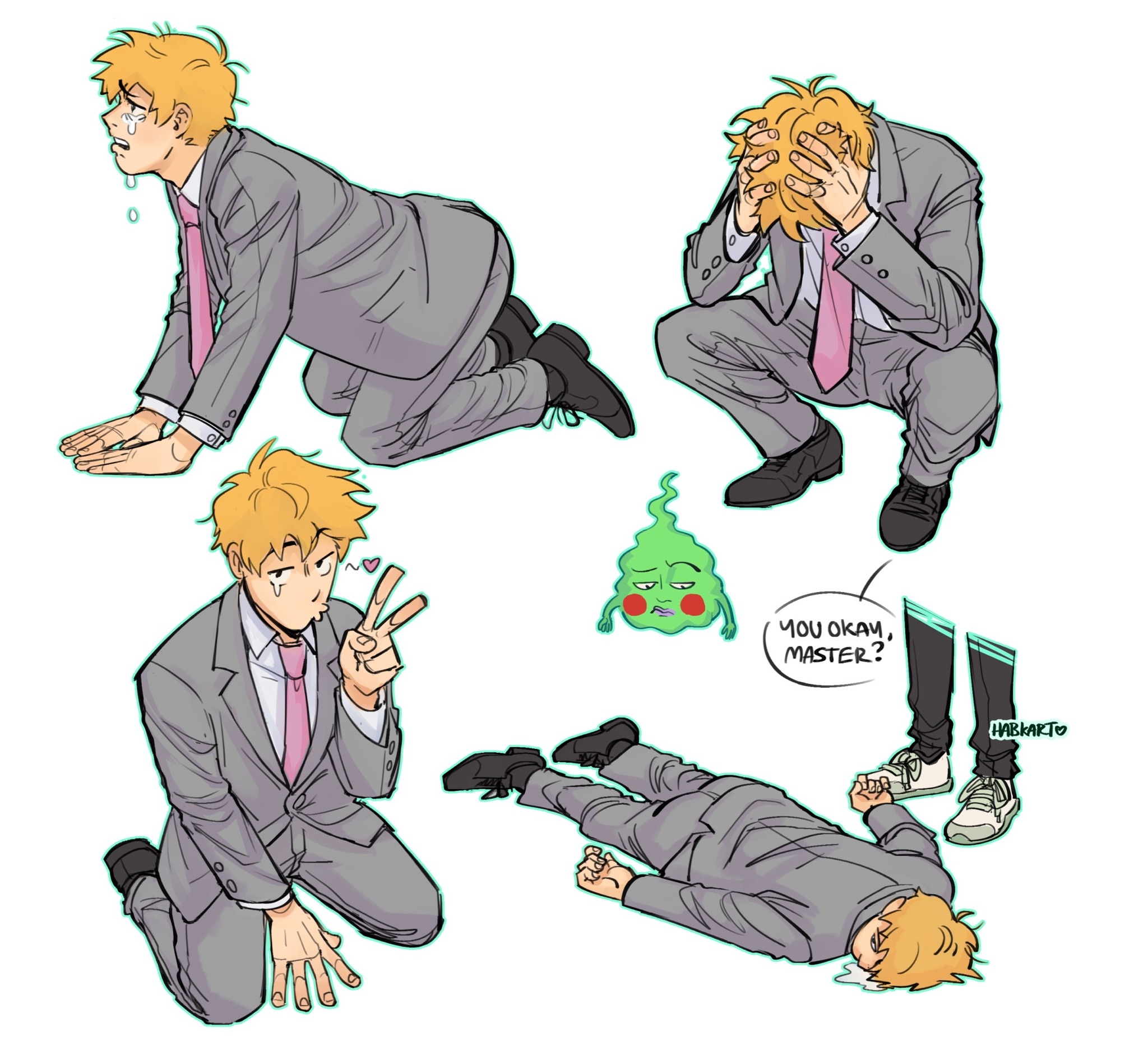 Safebooru - 2boys all fours black eyes black footwear blonde hair ...