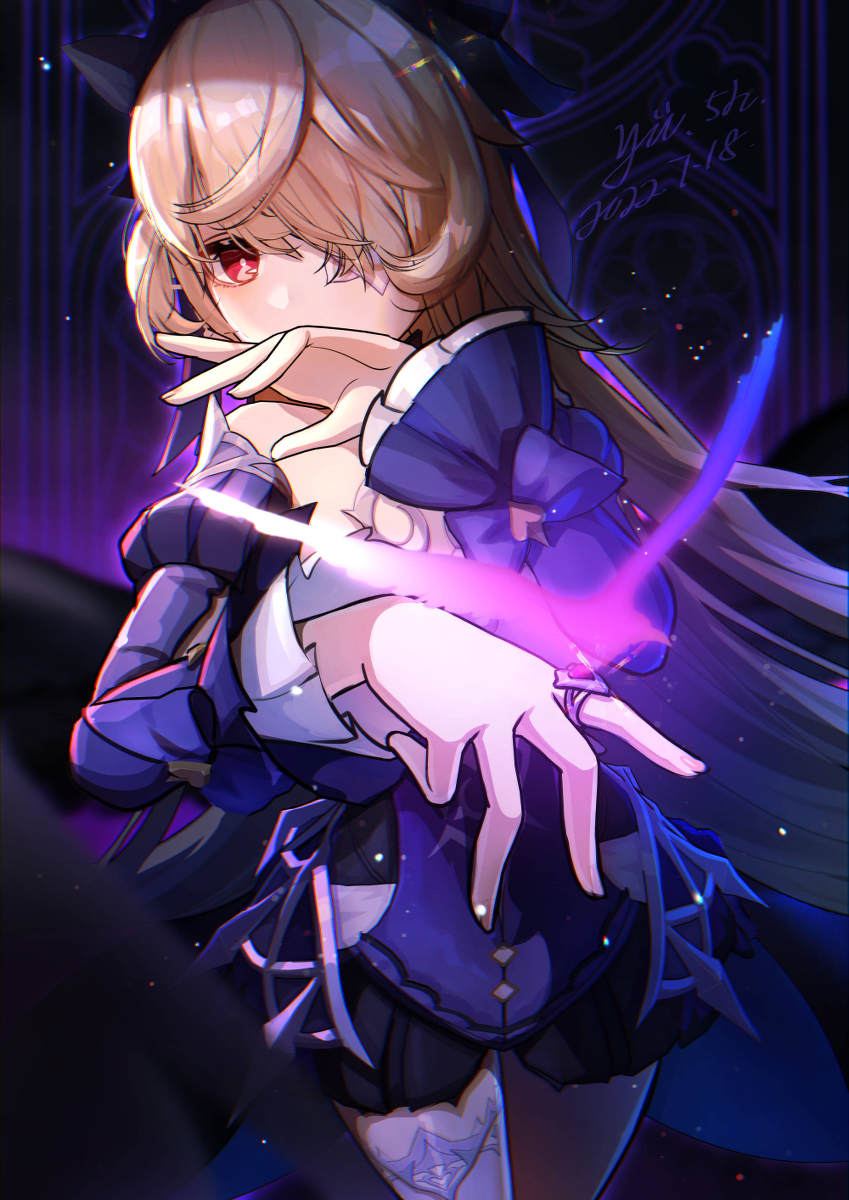 Safebooru - 1girl alternate eye color ayiiiyiii bare shoulders bird ...
