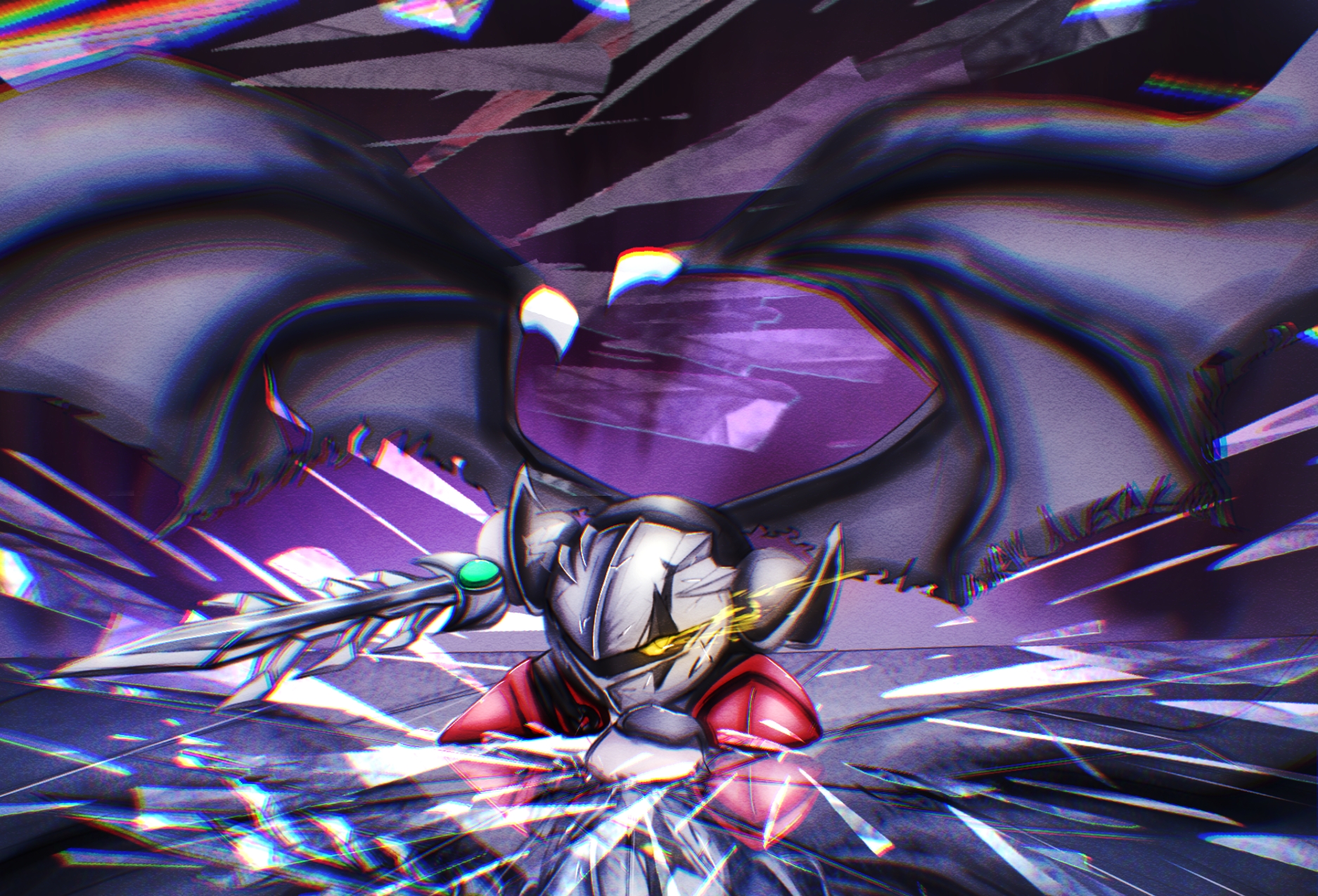 Safebooru - 1boy broken glass broken mask broken mirror commentary ...