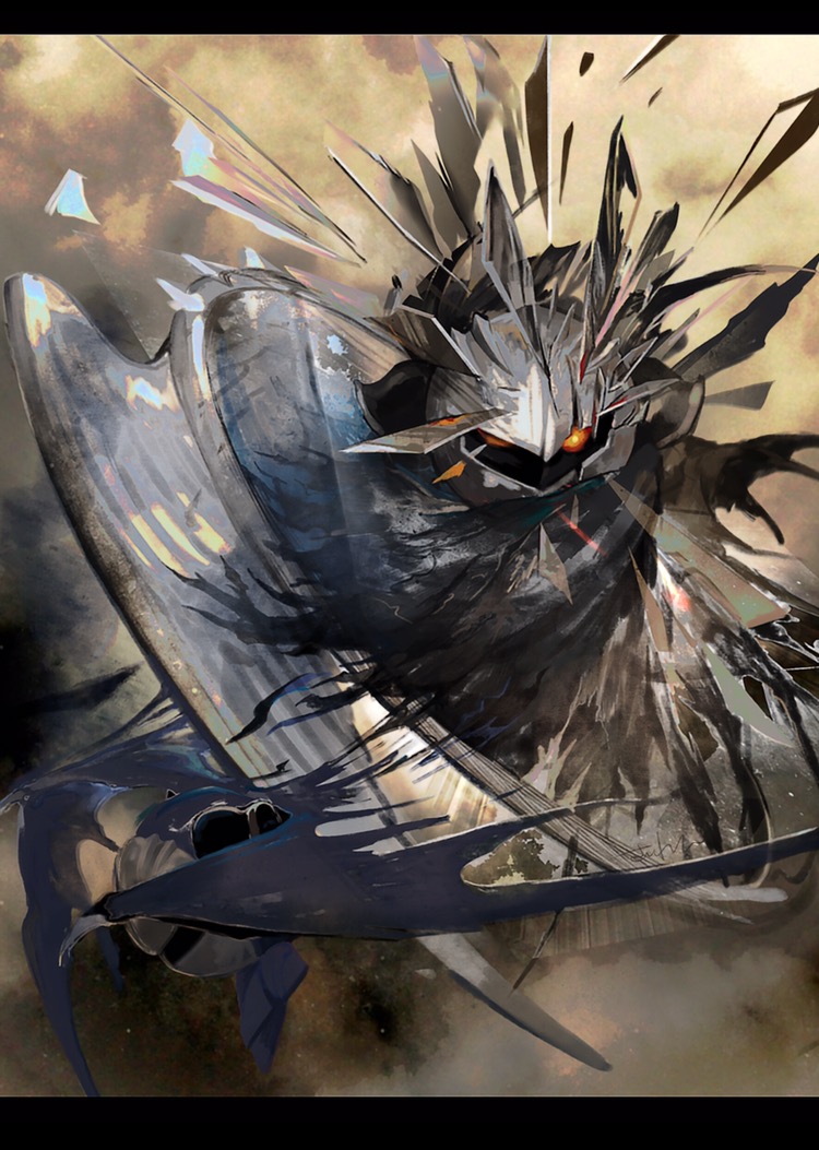 Safebooru - 2boys broken mirror cape commentary request dark meta ...