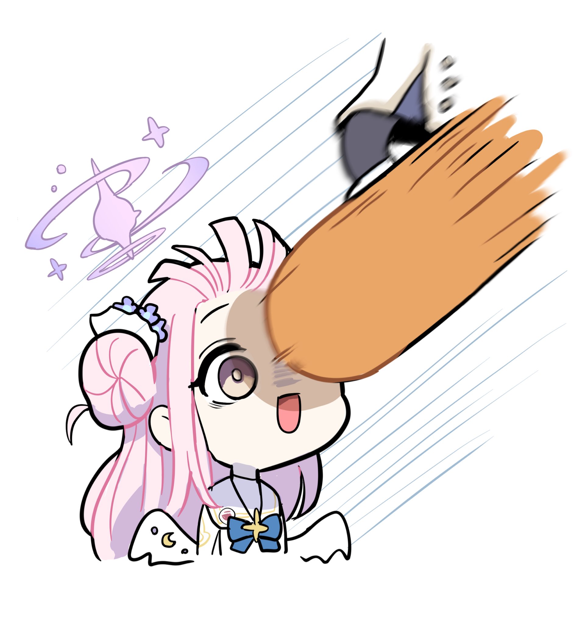 Safebooru - 1girl blue archive cake chibi dress feathered wings food ...