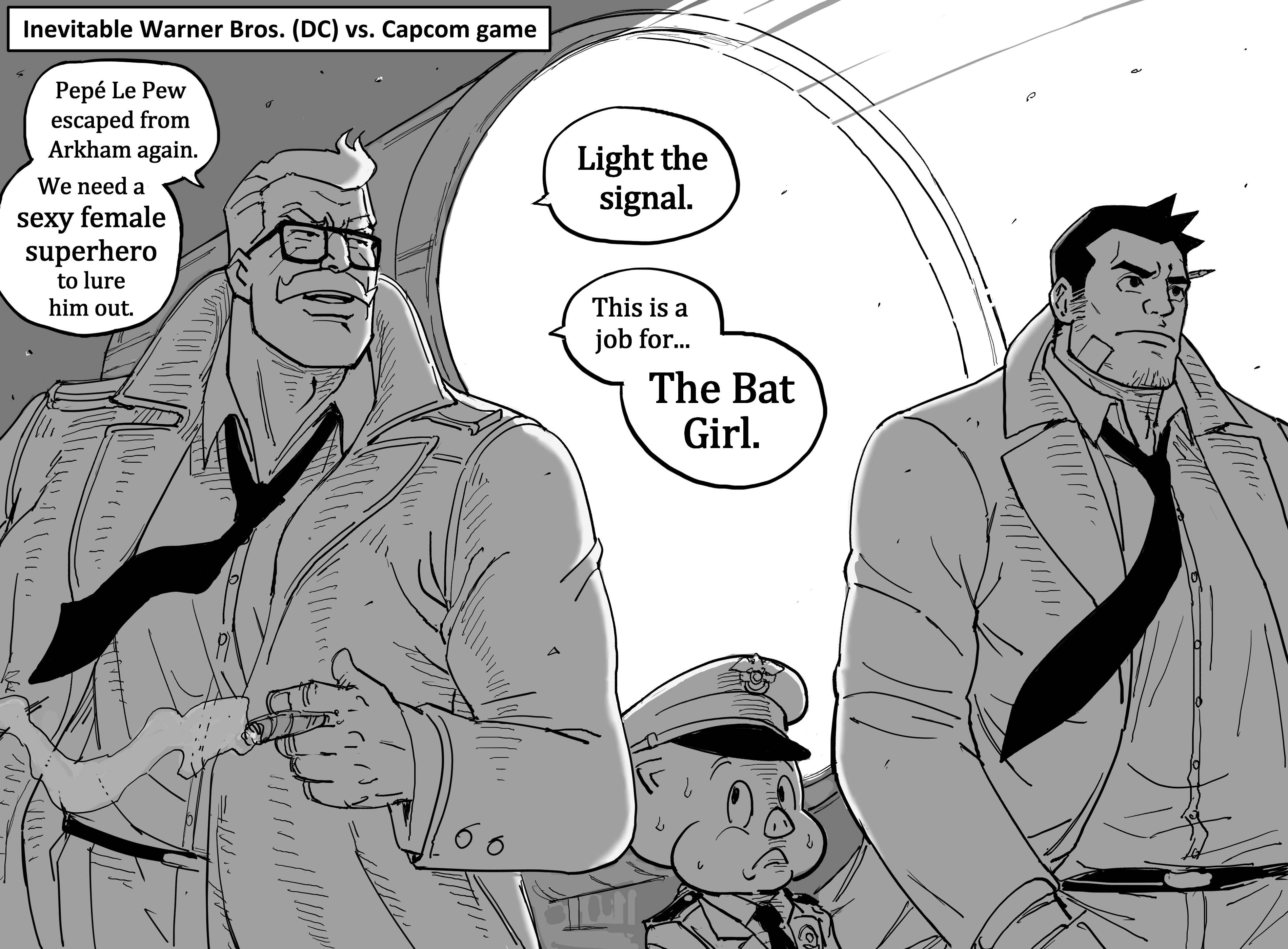 Safebooru - 3boys absurdres bandaged head bandages batman (series) bb ...