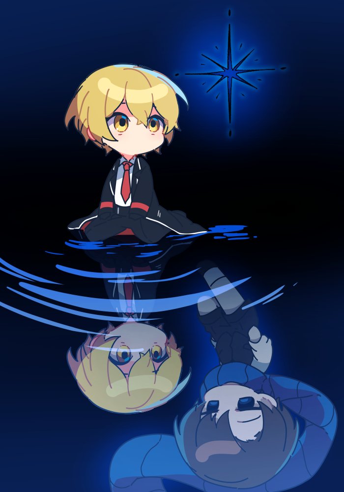 Safebooru - 2boys black coat black gloves black hair black pants black ...