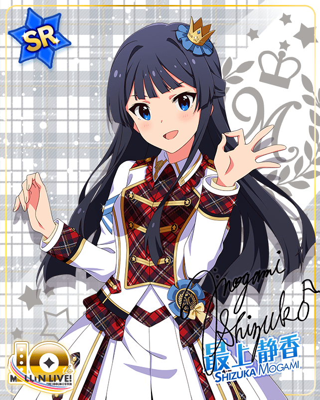 Safebooru - black hair blue eyes blush character name dress idolmaster million live! theater ...