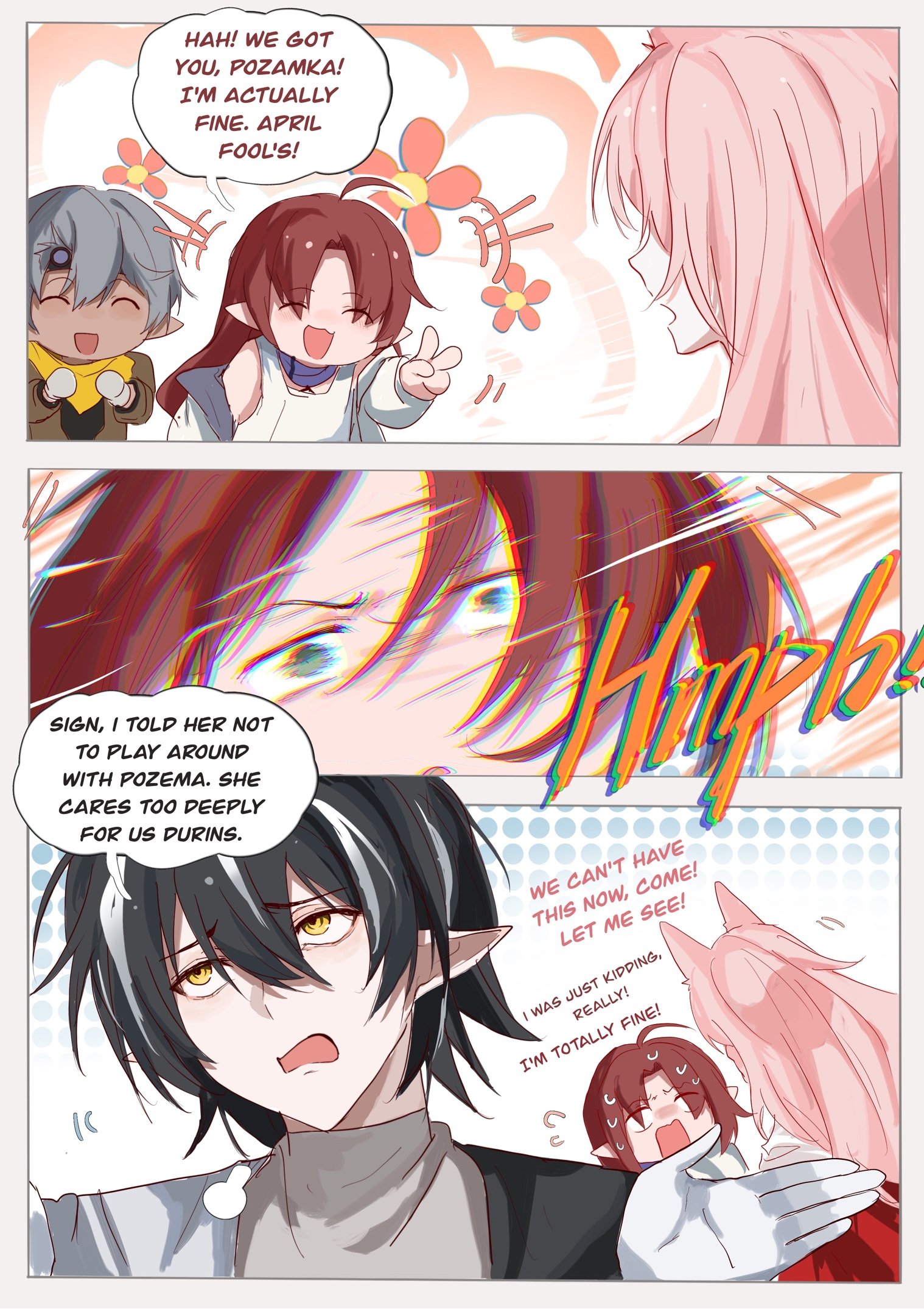 Safebooru - 2boys 2girls ahoge animal ear fluff animal ears arknights boy scout chestnut ...