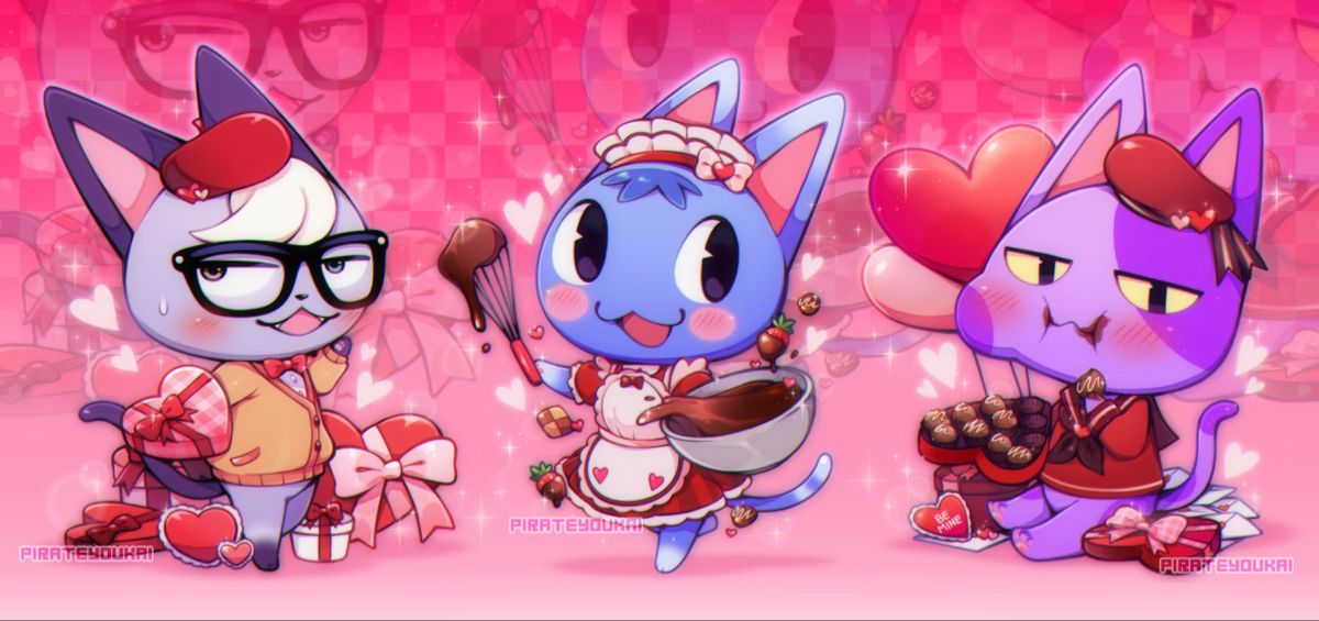 Safebooru - 1girl 2boys :3 animal crossing animal crossing: new ...