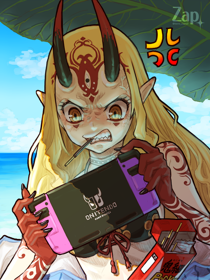 Safebooru - 1girl anger vein angry beach bikini black bikini blonde ...