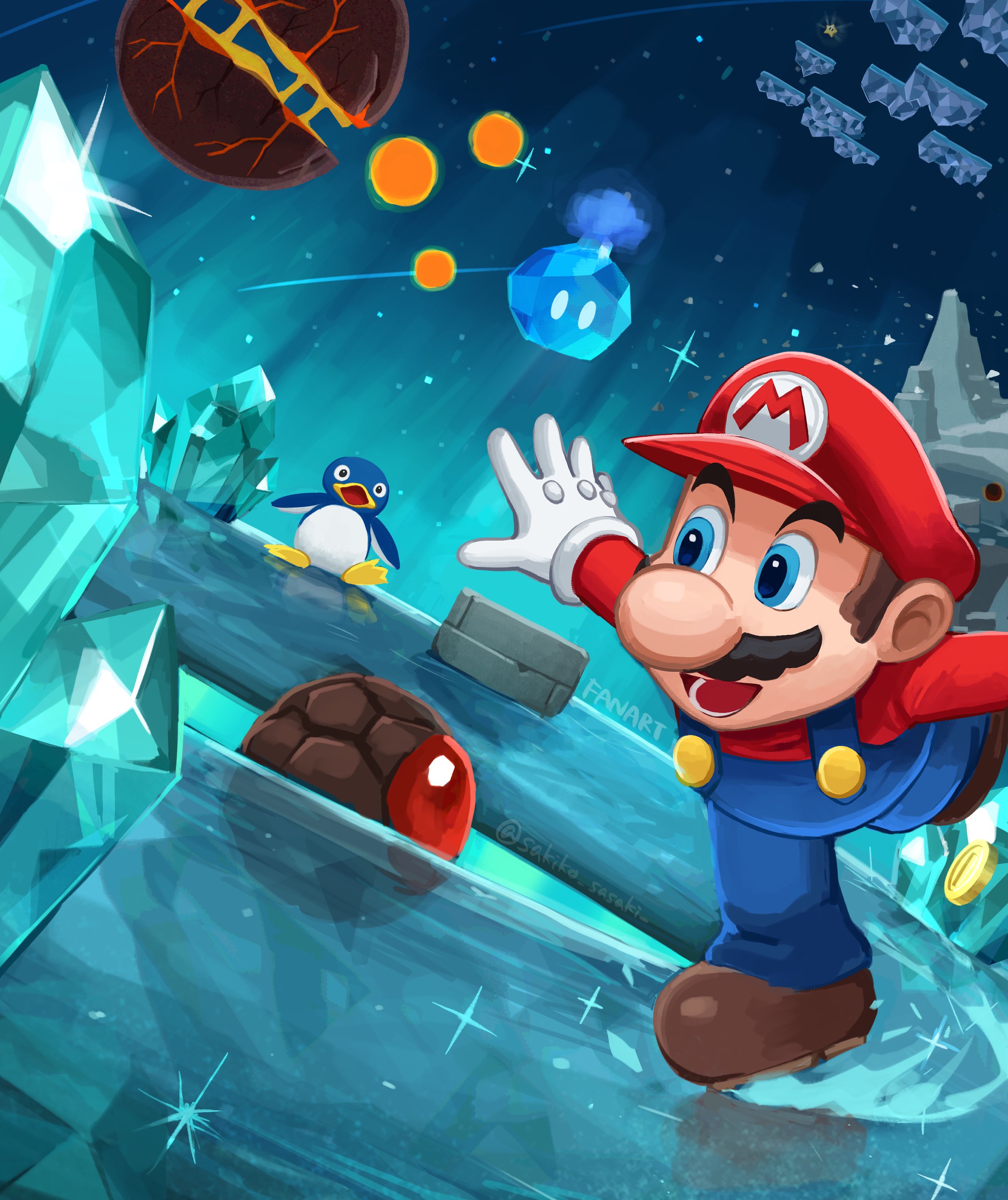 Safebooru - 1boy :d absurdres bird blue eyes blue overalls brown hair ...