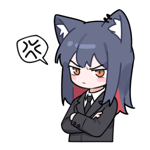 Safebooru - 1girl alternate costume anger vein animal ears arknights black hair black jacket ...