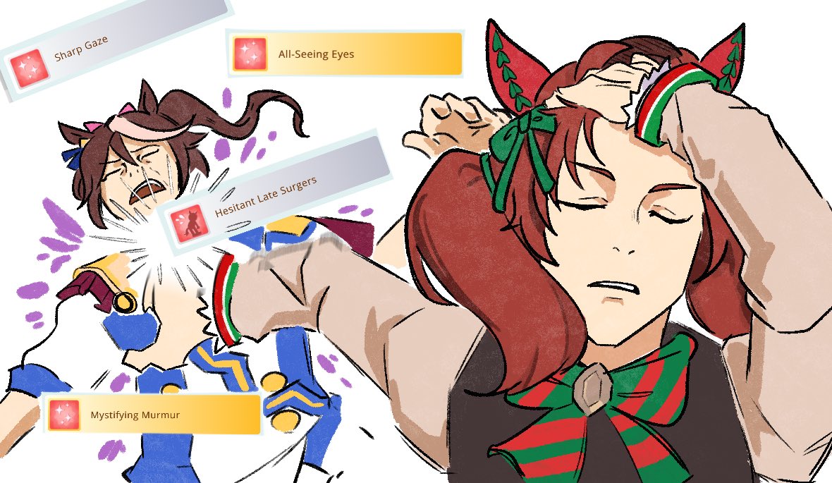 Safebooru - 2girls animal ears black vest bow brown hair brown shirt ...