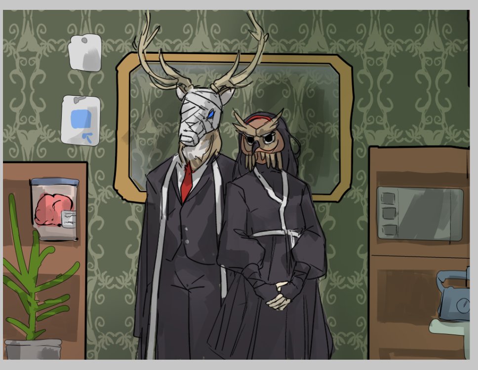 Safebooru - 1boy 1girl aeng-du (project moon) animal request ...