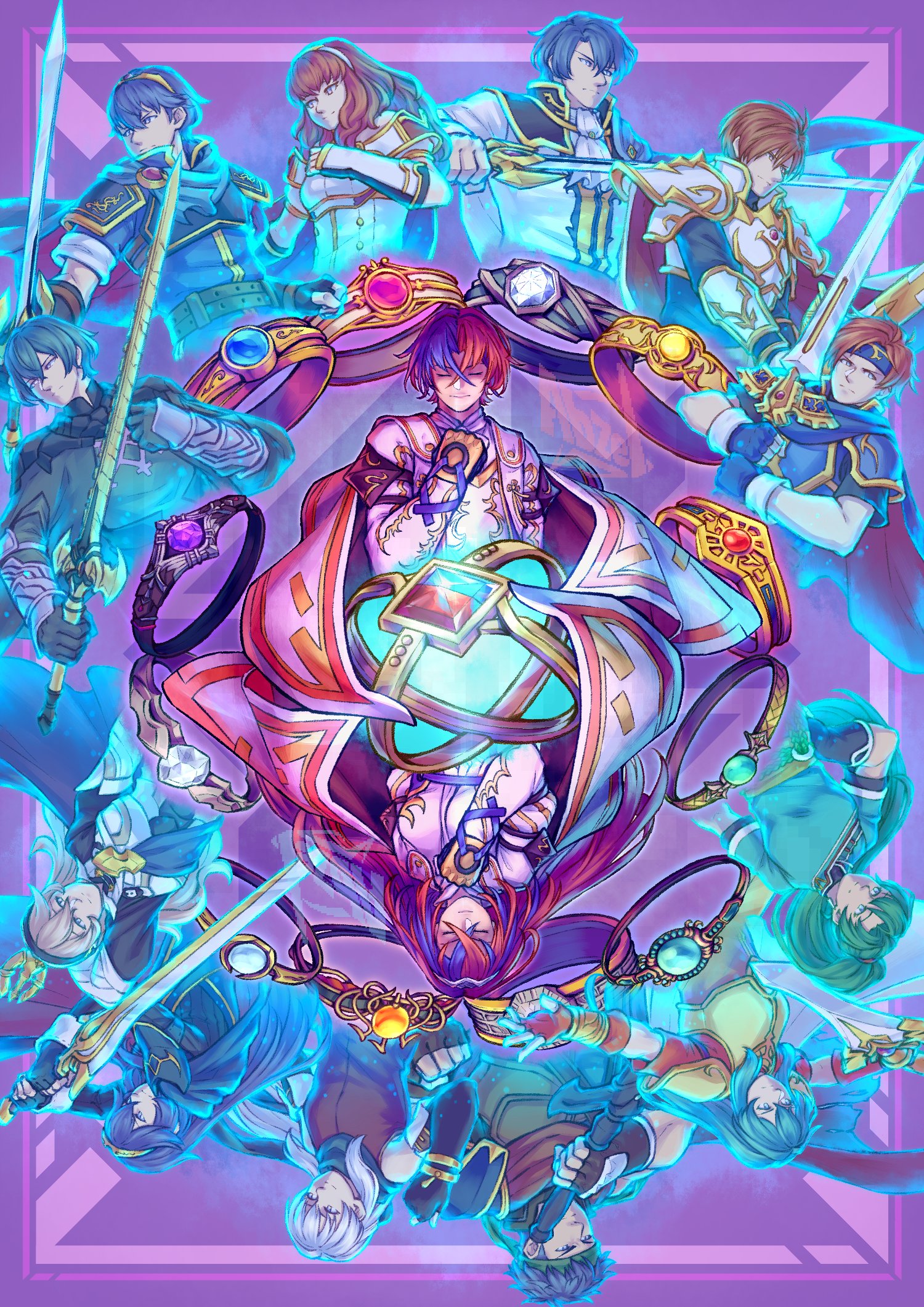 Safebooru - 6+boys 6+girls alear (female) (fire emblem) alear (fire ...