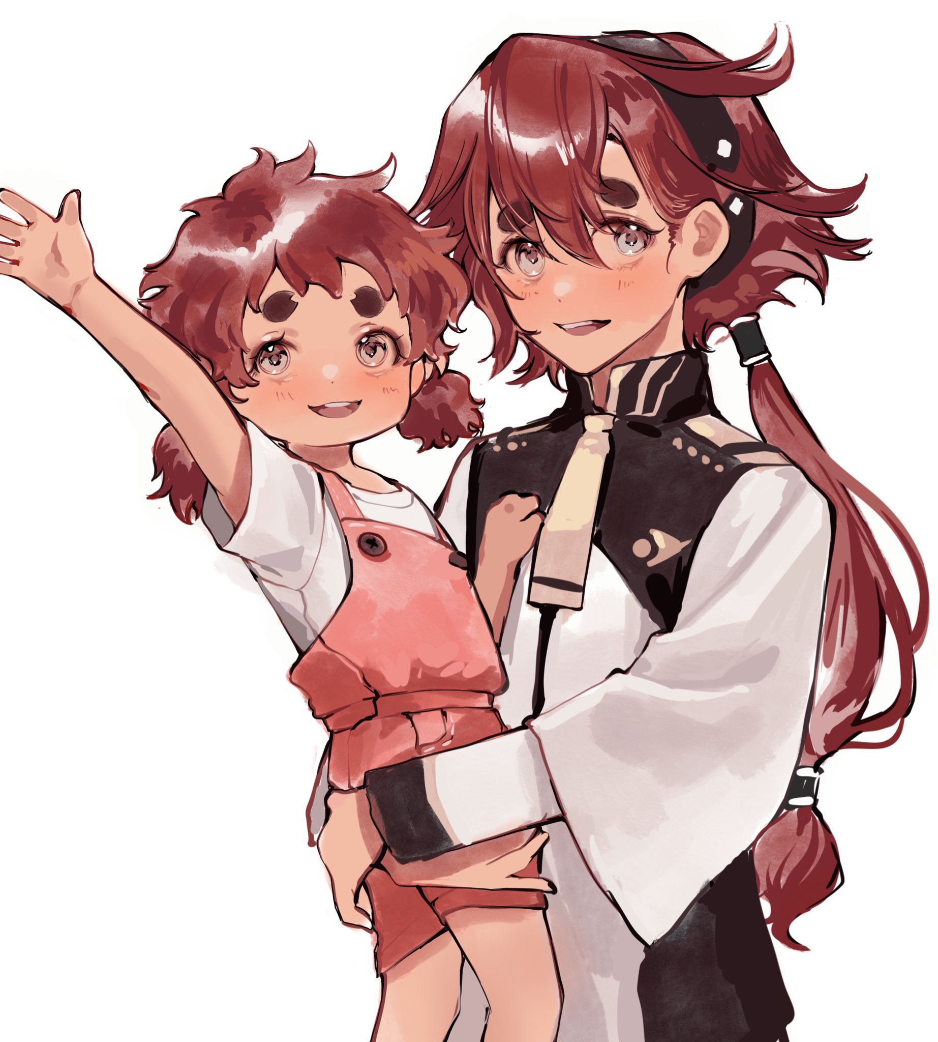 Safebooru - 2girls age difference asticassia school uniform dark ...