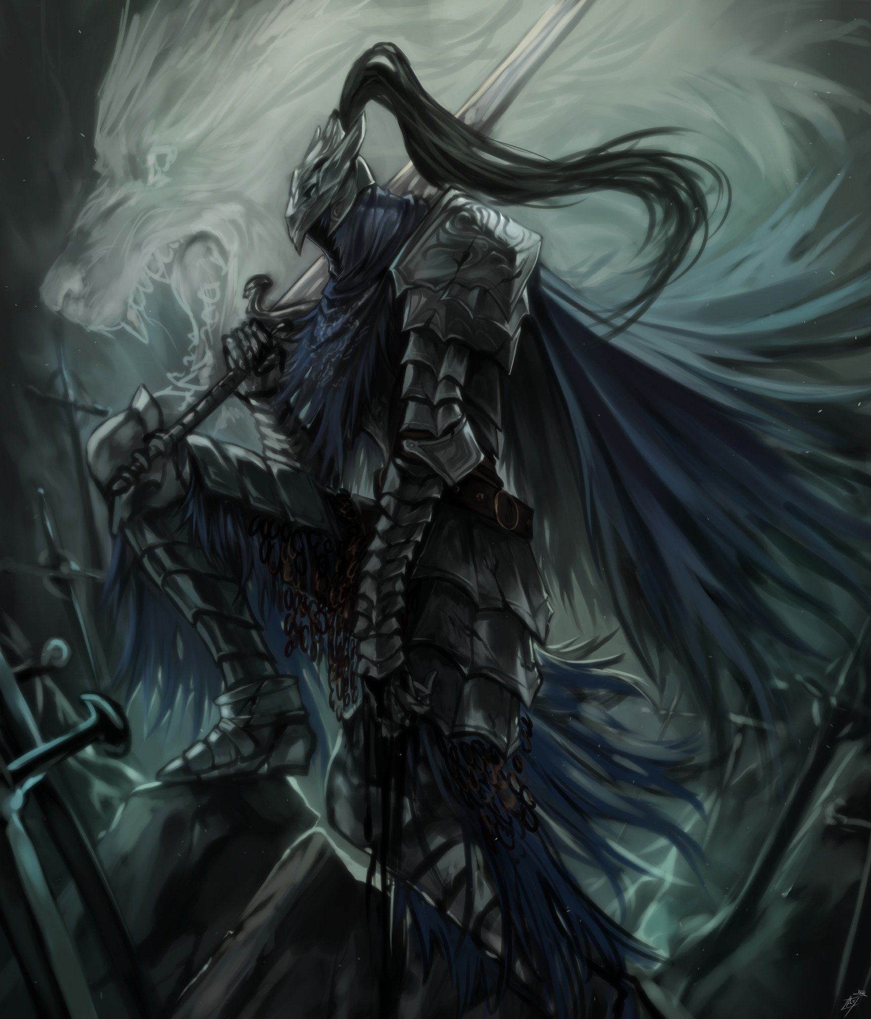 Artorias The Abysswalker Fan Art