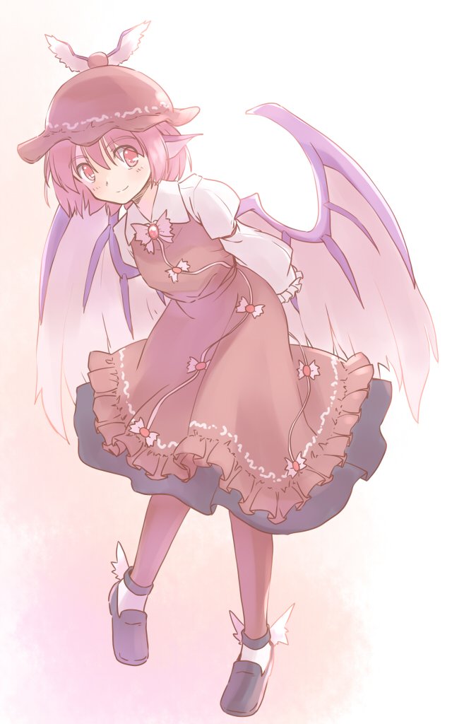 Safebooru - 1girl animal ears bird ears bird wings black footwear blush brown dress brown ...