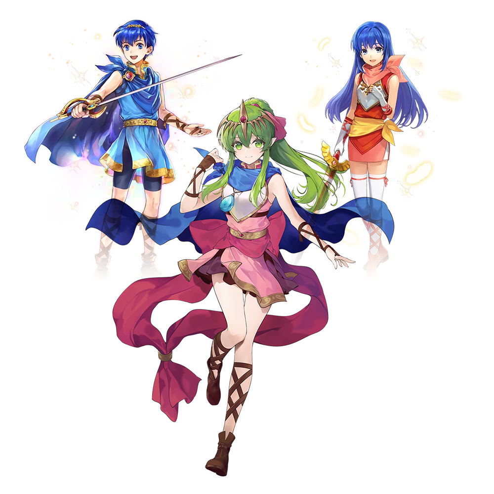 Safebooru - 1boy 2girls blue eyes caeda (fire emblem) fire emblem green ...