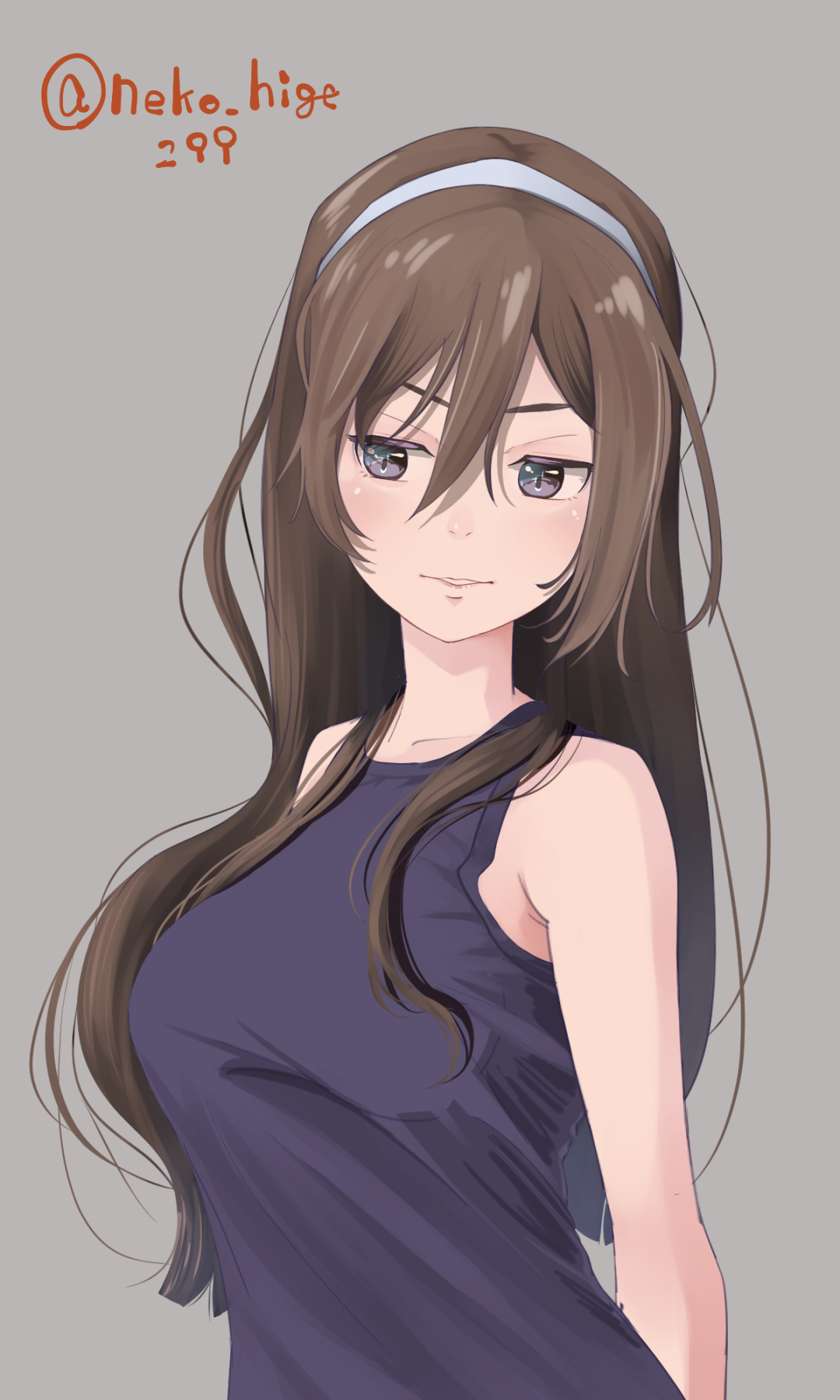 Safebooru - 1girl alternate costume ashigara (kancolle) brown eyes ...