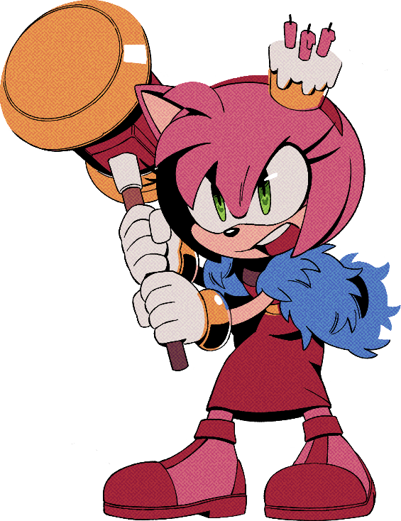 Safebooru - 1girl amy rose angry animal ears animal nose bare shoulders ...