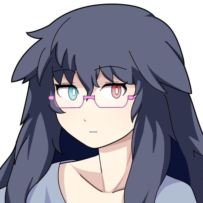 Safebooru - 1girl :| black hair blue eyes bright pupils character request closed mouth ...