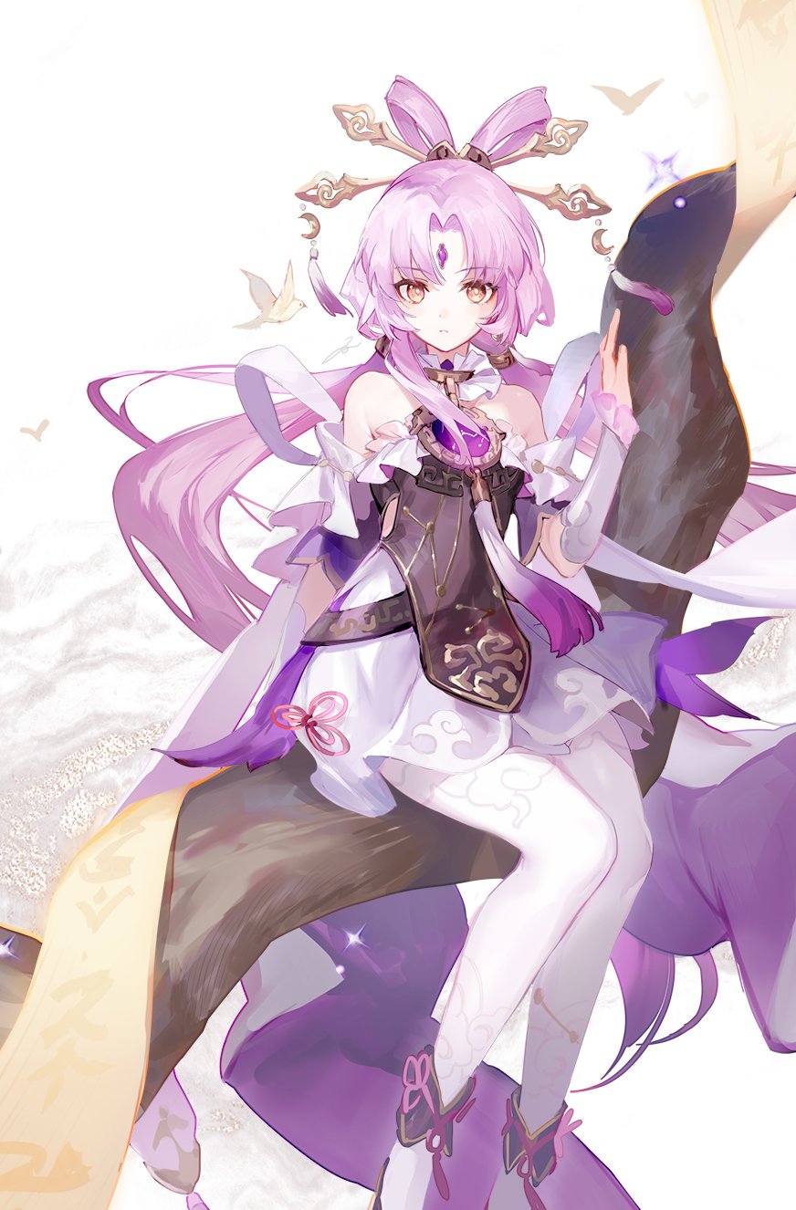 Safebooru - 1girl bare shoulders breasts bright pupils chinese clothes closed mouth ...