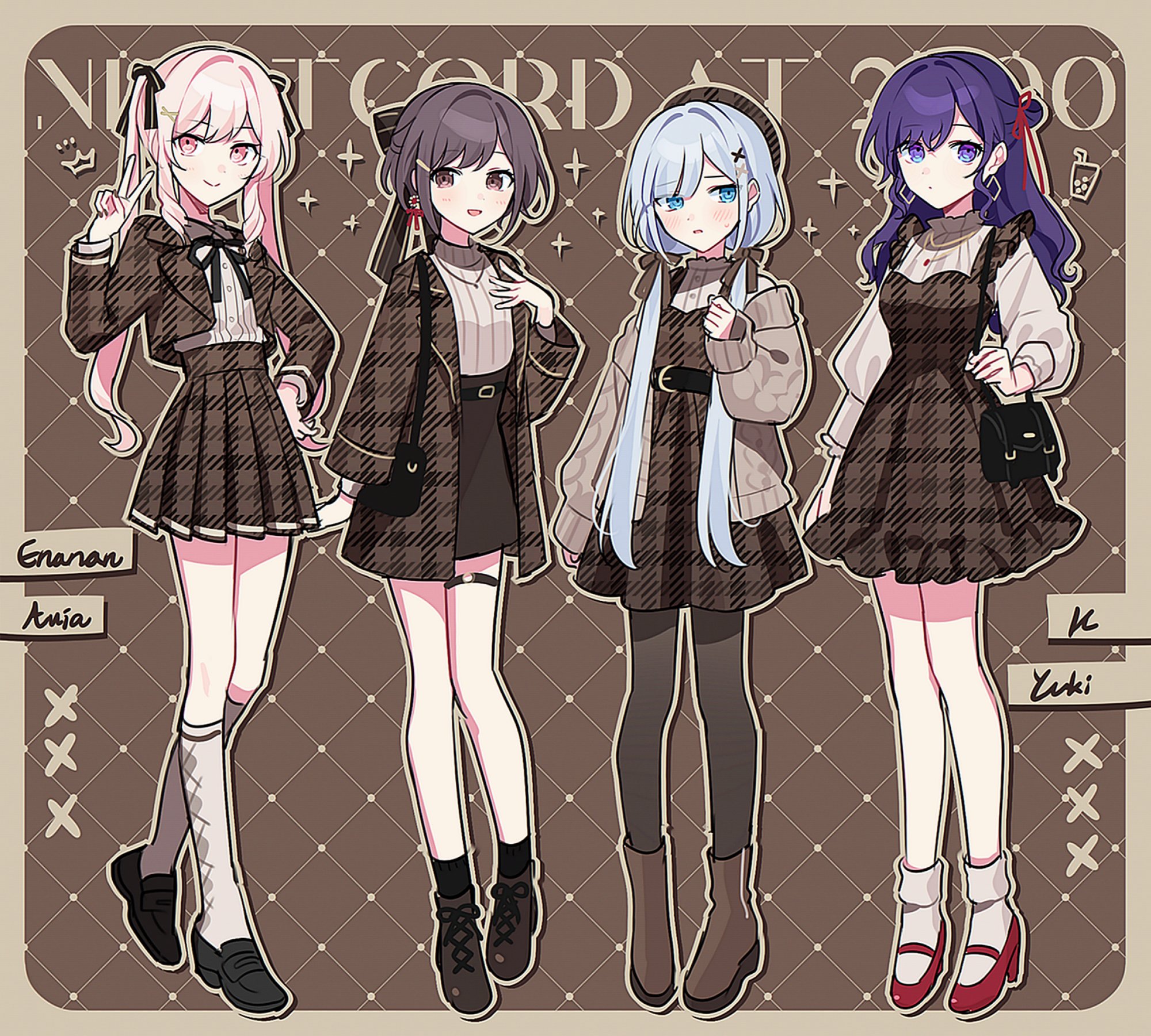 Safebooru - 1other 25-ji nightcord de. (project sekai) 3girls akiyama mizuki alternate hairstyle ...