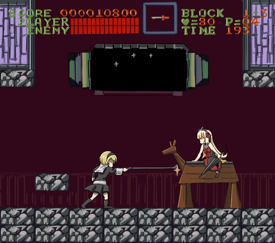 Safebooru - 2girls bare shoulders black footwear black hairband black ...