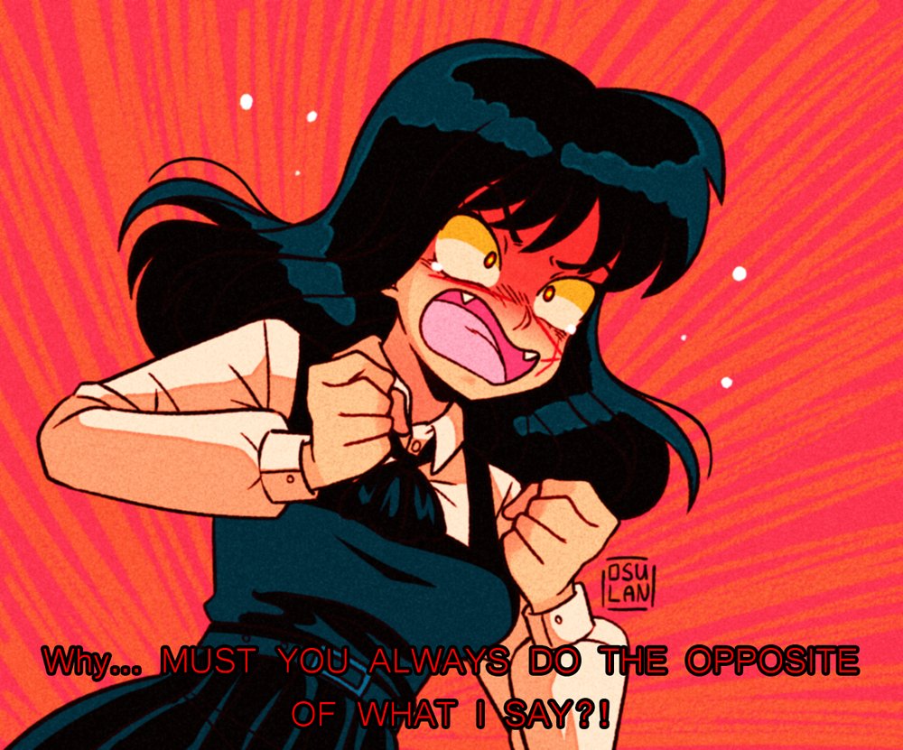 Safebooru - 1girl artist name black hair blush chainsaw man cross scar dress embarrassed fangs ...