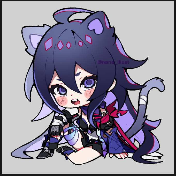 Safebooru - 1girl ahoge animal ears arm scarf arm support asymmetrical clothes black footwear ...