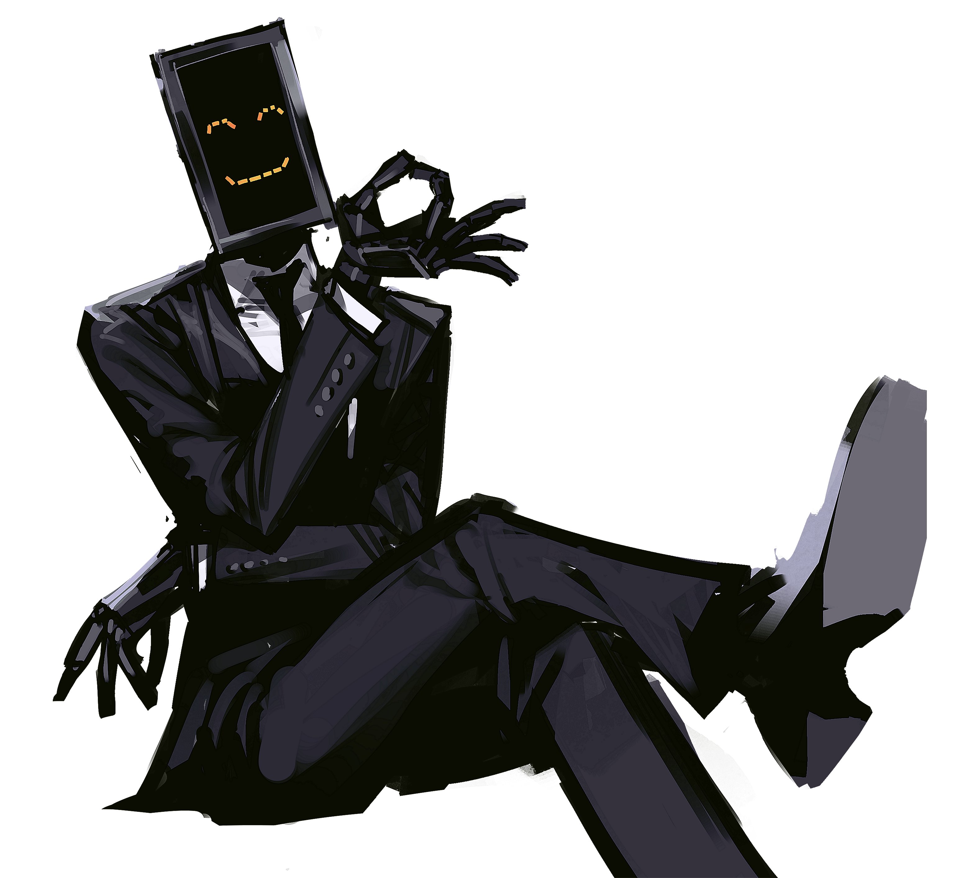 Safebooru - 1boy absurdres android black footwear black jacket black ...