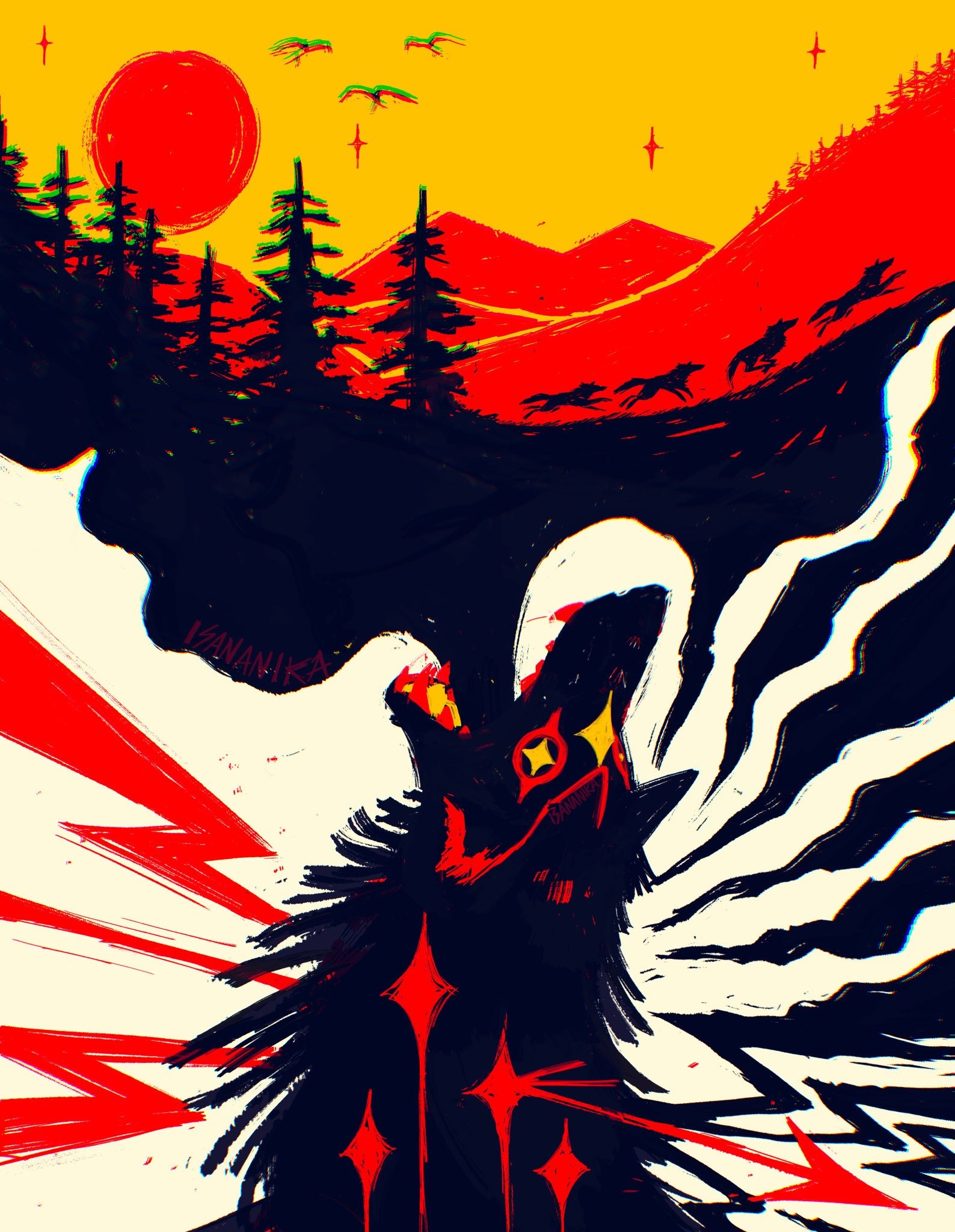 Safebooru - animal animal focus arrow (projectile) bird black fur ...