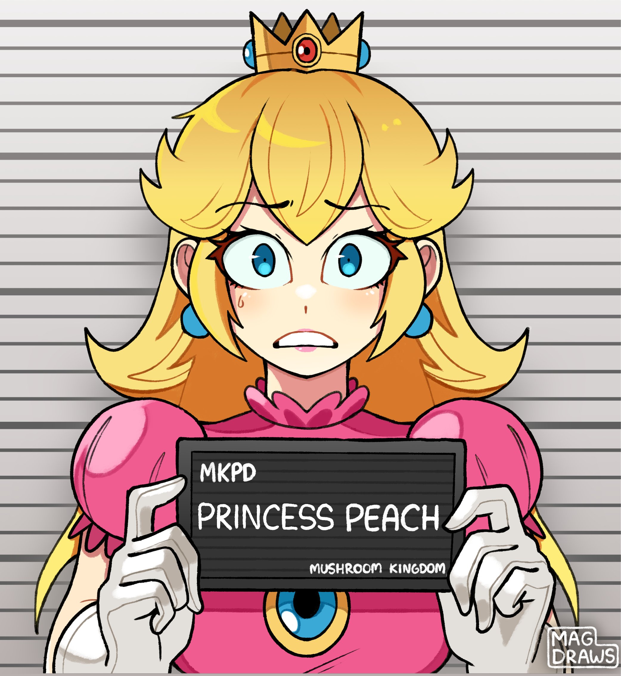 Safebooru - 1girl artist name barbie mugshot (meme) blonde hair blue ...
