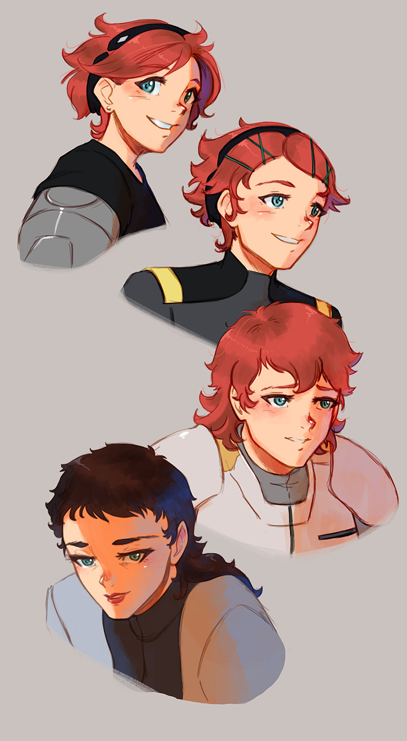 Safebooru - 1girl age progression aqua eyes black hair black hairband ...