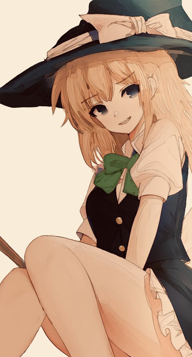 Safebooru - 1girl black skirt black vest blonde hair bow bowtie buttons frilled skirt frills ...