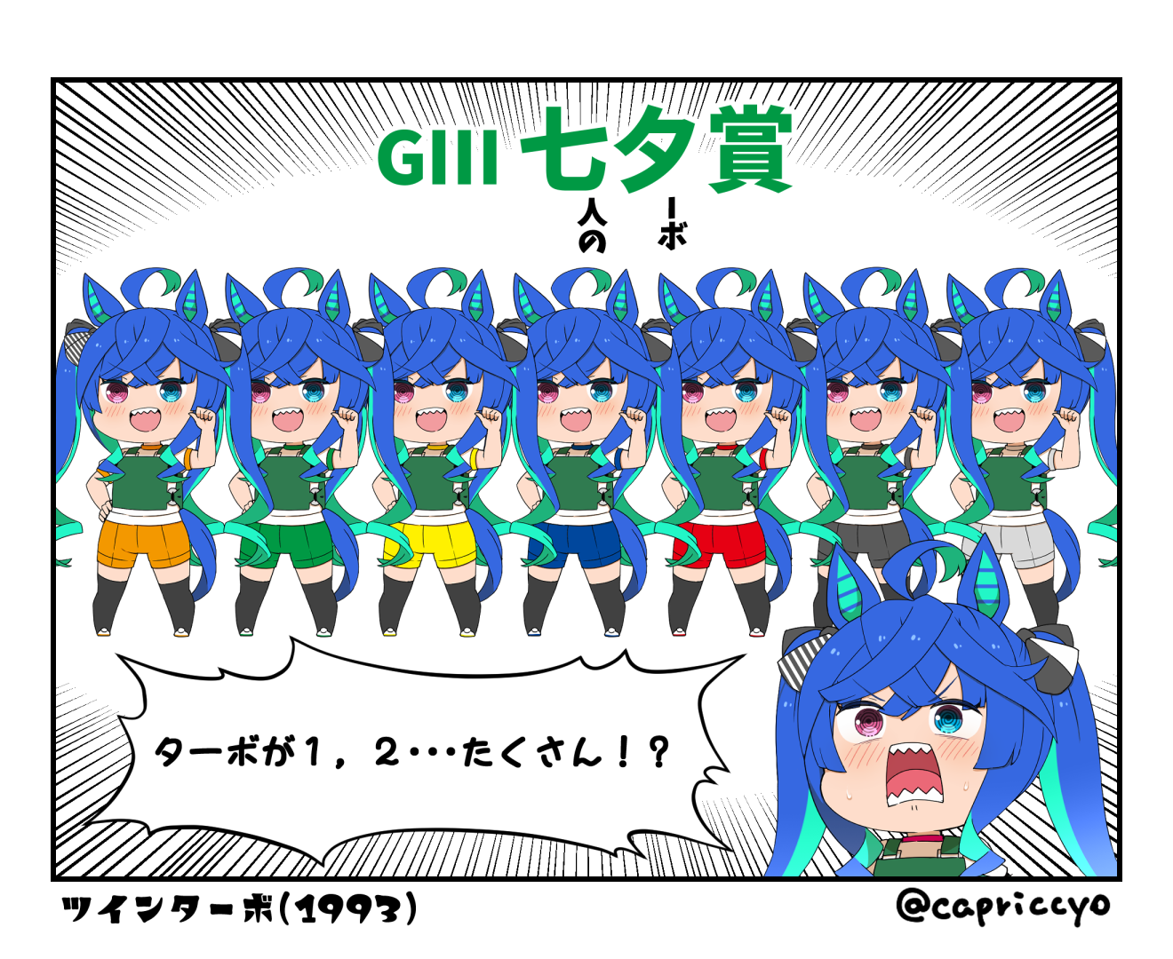 Safebooru - 1girl :d animal ears black border black shorts blue eyes ...