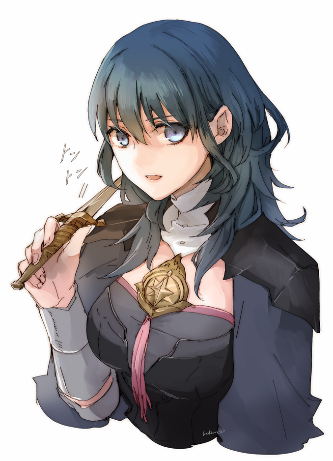 Safebooru - 1girl armor blue eyes breasts byleth (female) (fire emblem) byleth (fire emblem ...