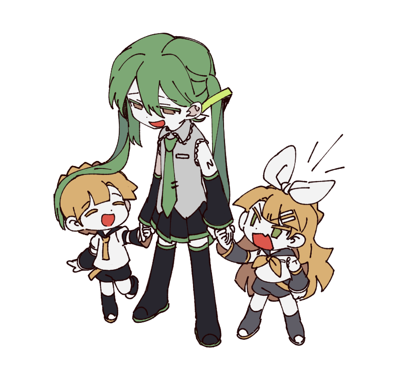 Safebooru - 2boys black footwear black shorts black skirt black sleeves ...