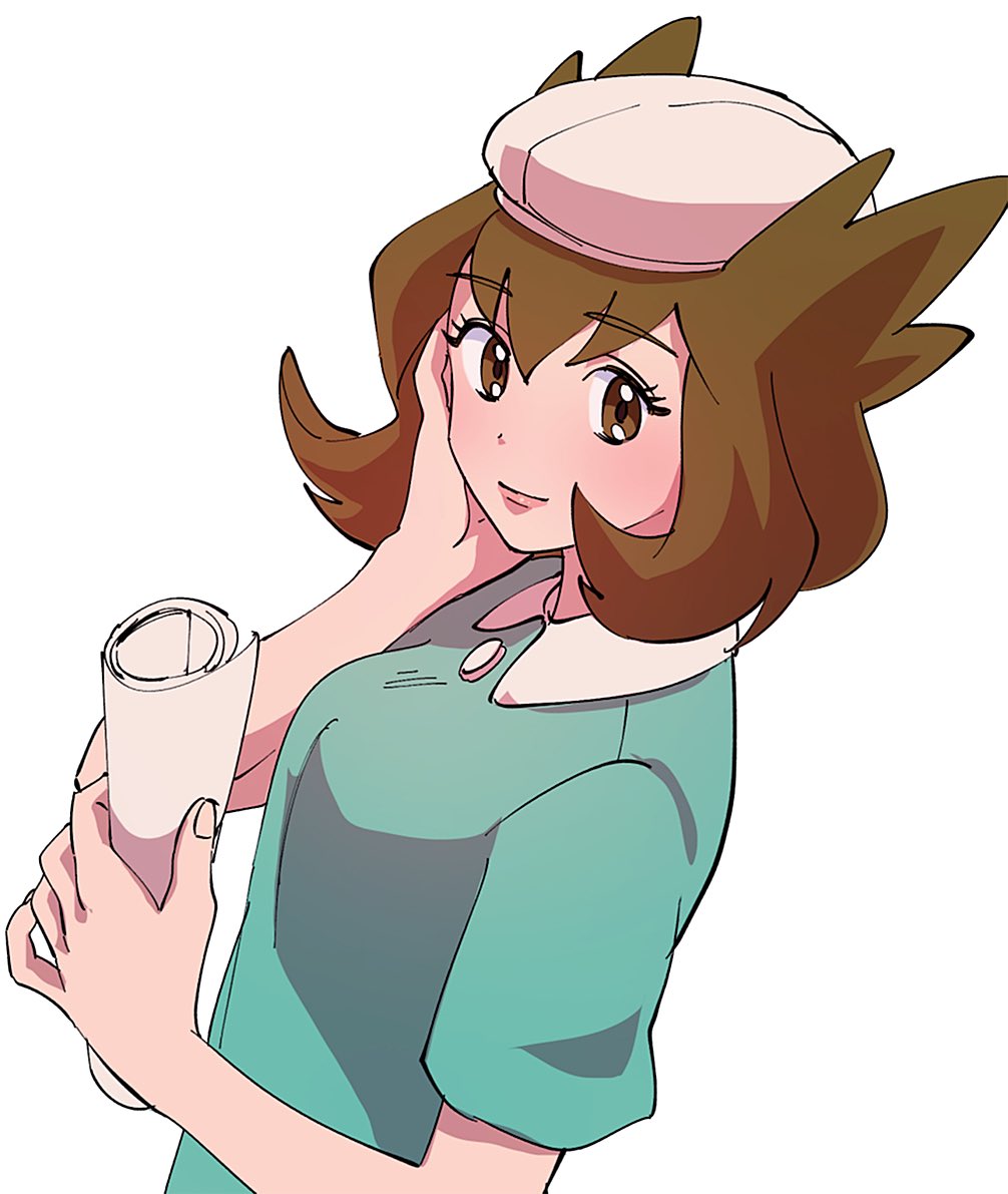 Safebooru - 1girl beret bianca (pokemon heroes) breasts brown eyes ...