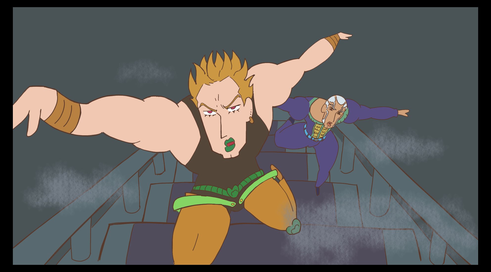 Safebooru - 2boys bare shoulders blonde hair crayon shin-chan crayon ...