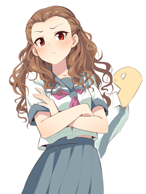 Safebooru - 1boy 1girl black necktie blush brown hair can't be this ...