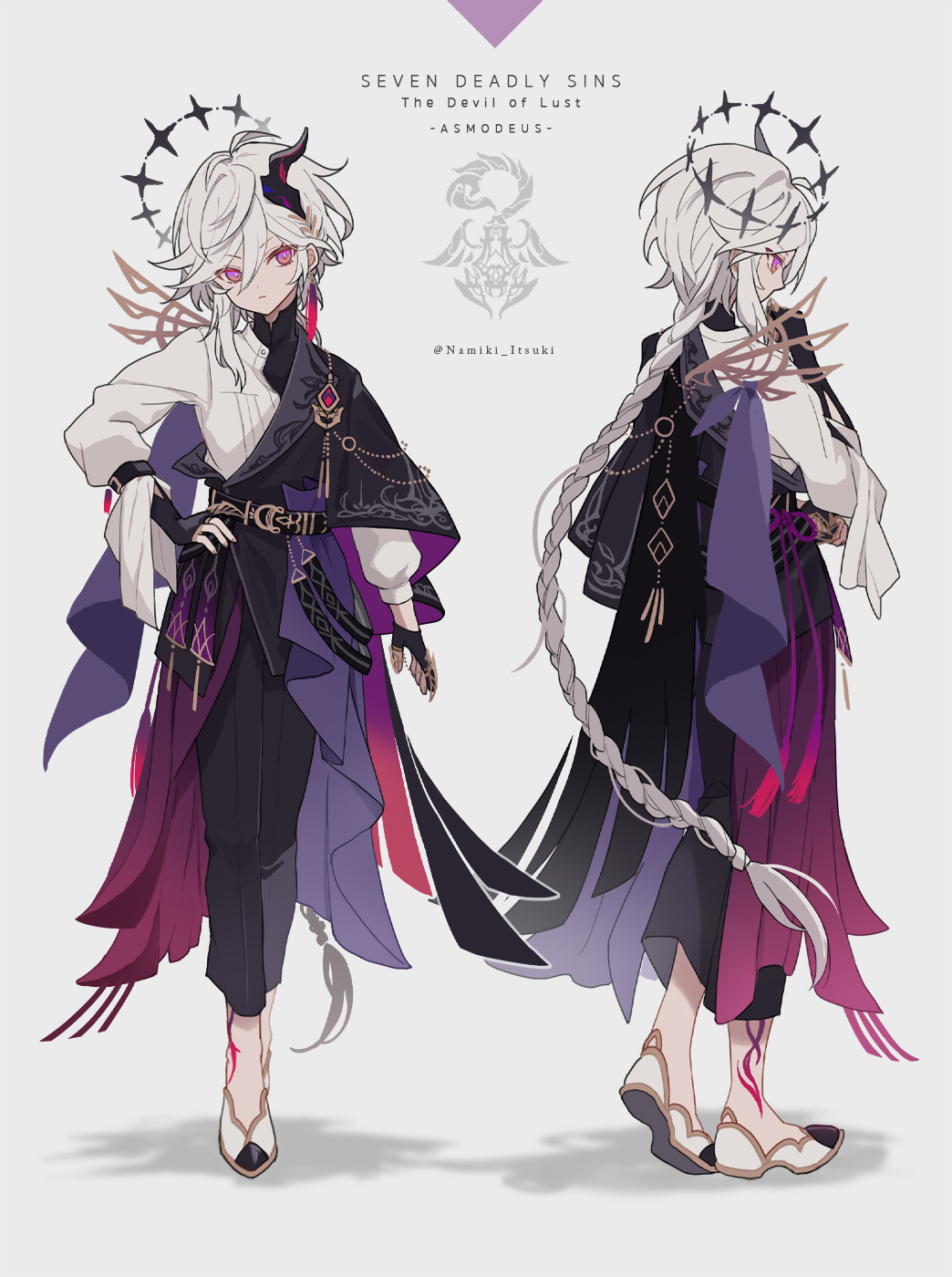 Safebooru - 1girl belt black belt black cape black gloves black jacket black pants blush braid ...