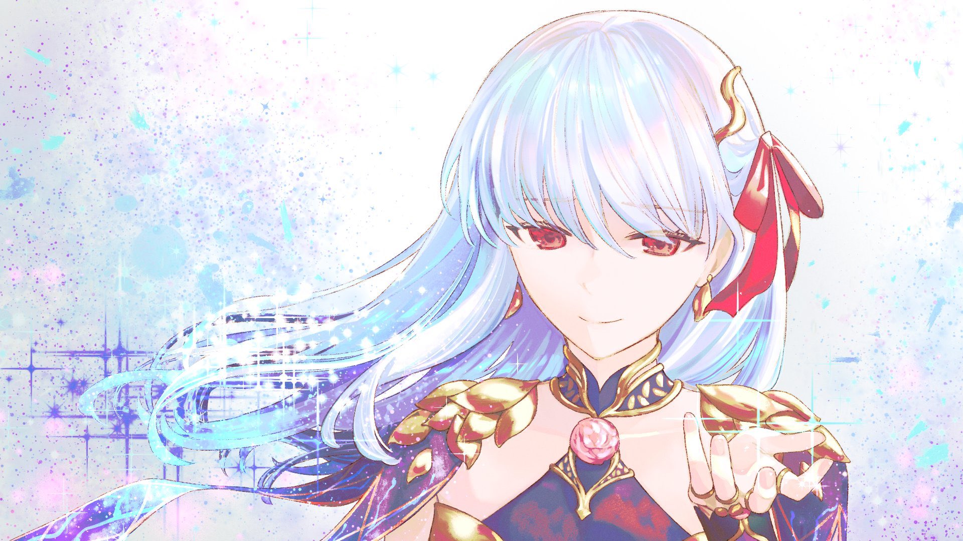 Safebooru - armor bikini armor blush breasts collar dodoria fgo dress earrings fate/grand order ...