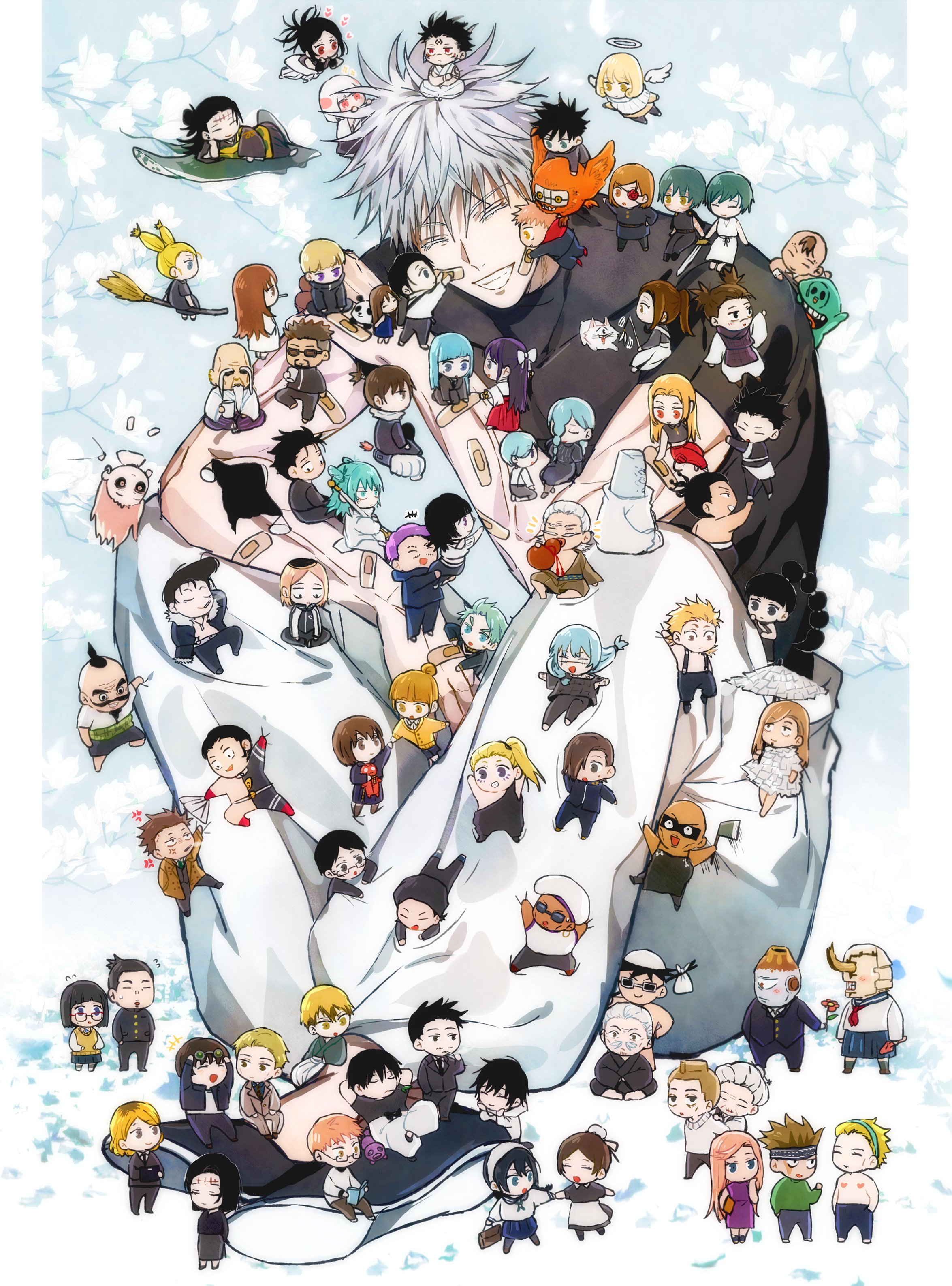 Safebooru - 1boy absolutely everyone absurdres akutami gege (avatar ...