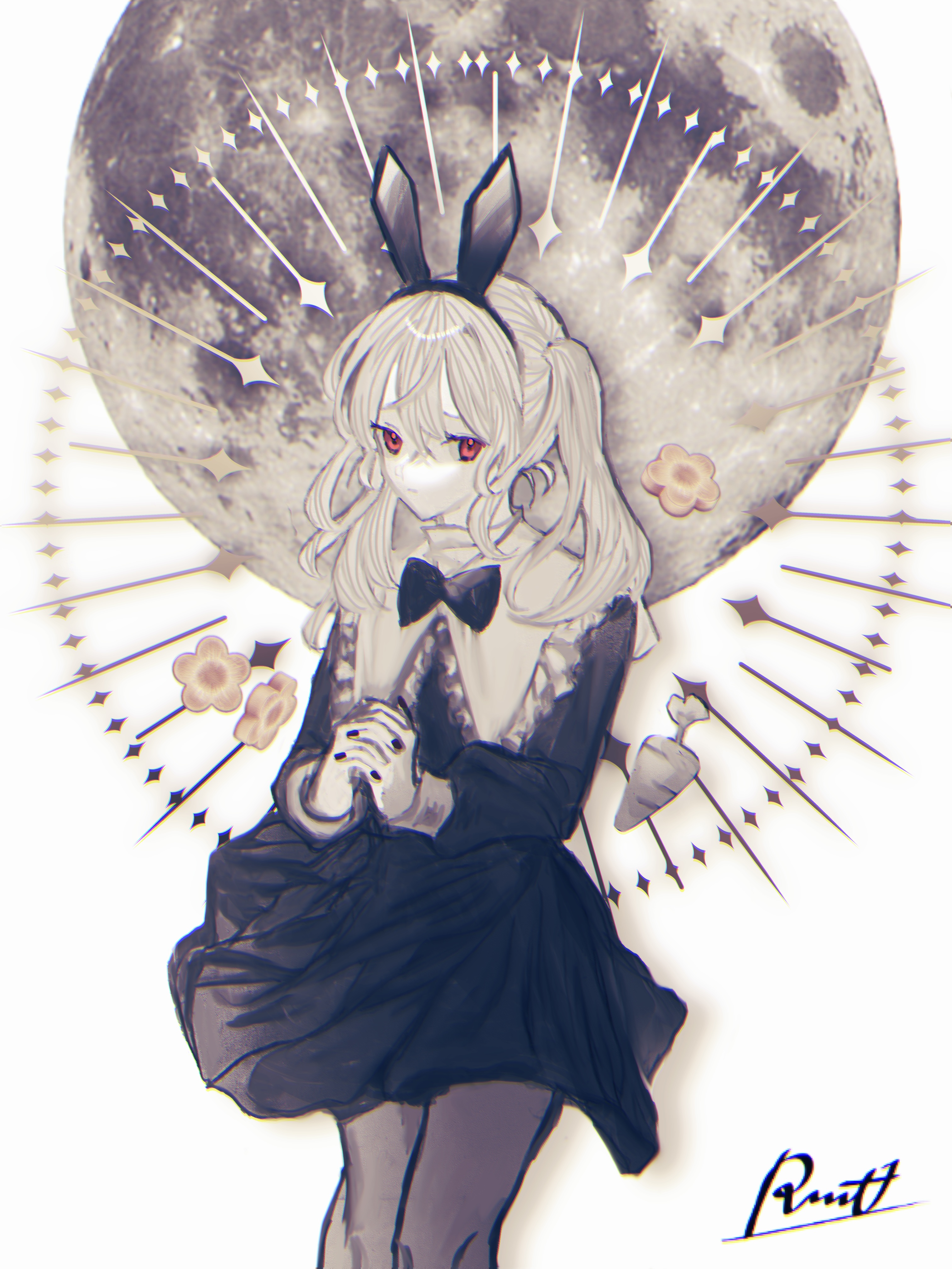 Safebooru - 1girl absurdres alternate eye color alternate hair color alternate hair length ...