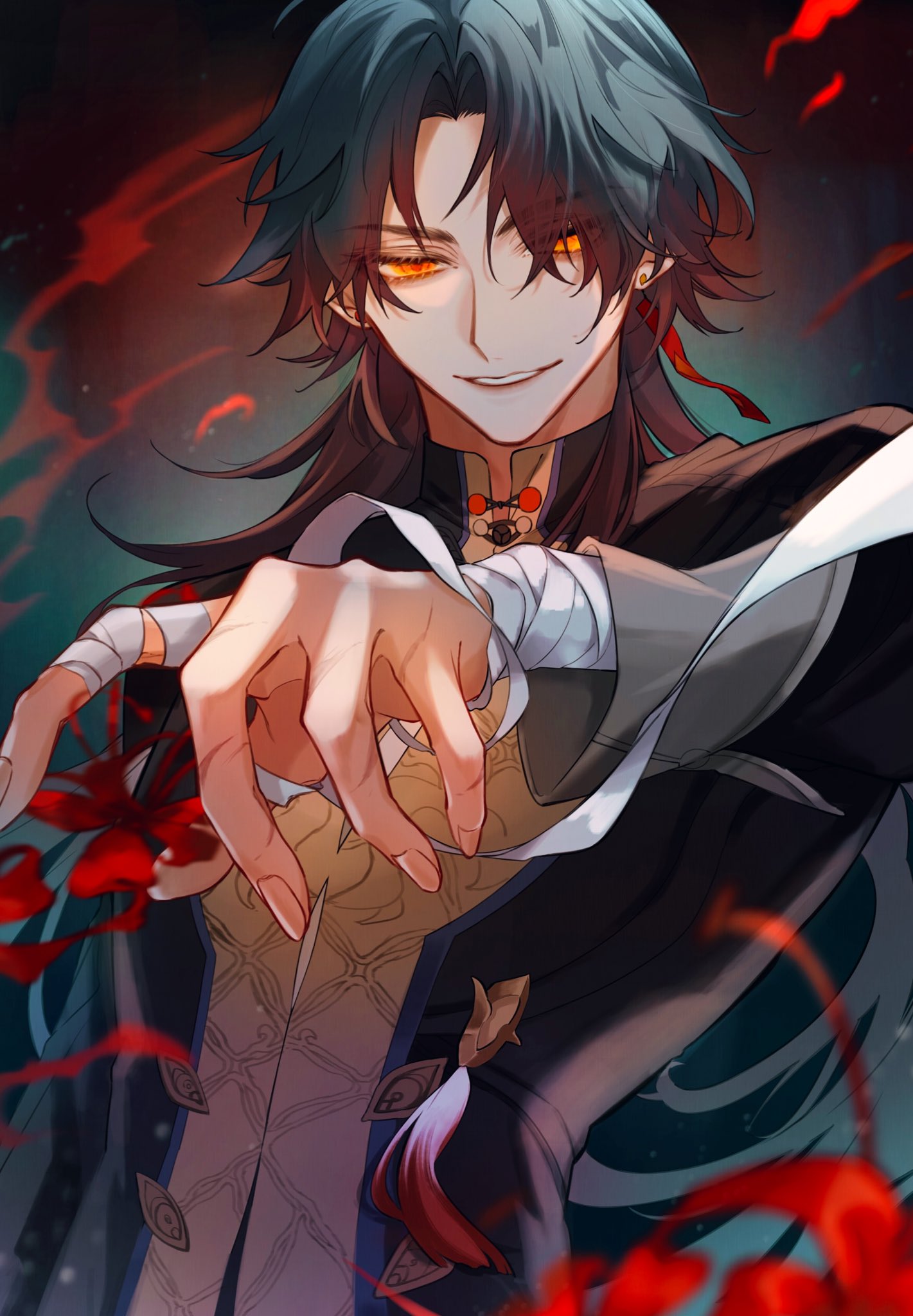 Safebooru - 1boy bandaged arm bandaged hand bandages blade (honkai ...