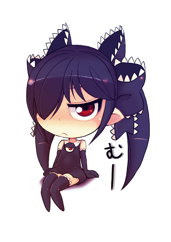 Safebooru - 1girl backbeako backbeard black dress black gloves black ...