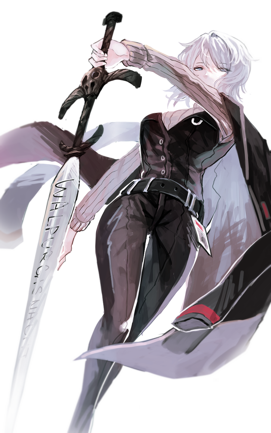 Safebooru - 1girl belt black belt black jacket black pants black vest ...